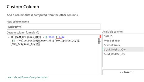 Solved Divide Function With Inifity Result Issue Microsoft Fabric Community