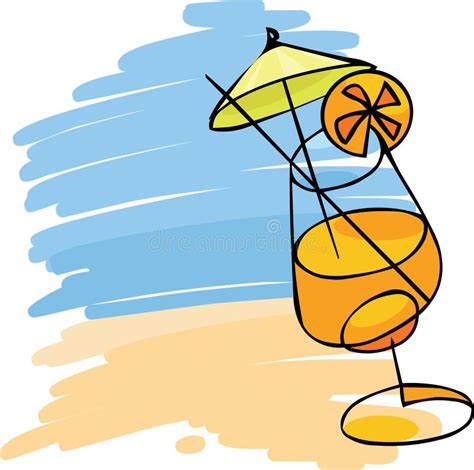 Cocktail Sex On The Beach Party Disco Flyer Stock Vector Illustration Of Lemon Speakers 30303931