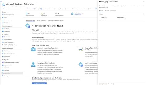 Sentinel Permissions For Playbook Microsoft Community Hub