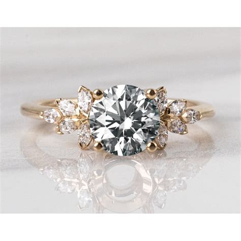 Kesslers 1 4ct T W Diamond Engagement Ring In 14k Yellow Gold