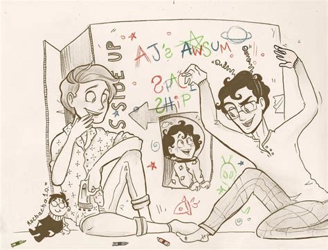 Klaine Ajs Awesome Spaceship By Muchacha10 On Deviantart