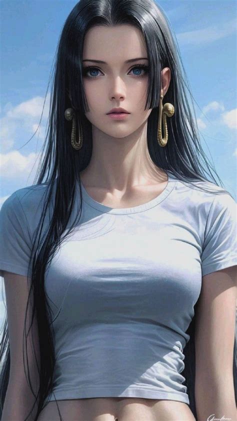 🌴boa Hancock 🍀one Piece Character🌴 In 2024 Malerei