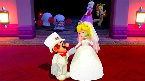 Super Mario Party All Minigames Mario Wedding Vs Peach Wedding Vs