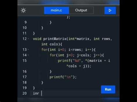 How to write a c Program to add two matrices using pointers. - YouTube