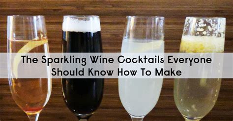 The Sparkling Wine Cocktails Everyone Should Know How To Make Vinepair