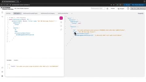 Explorer And First Queries Aec Data Model Tutorial