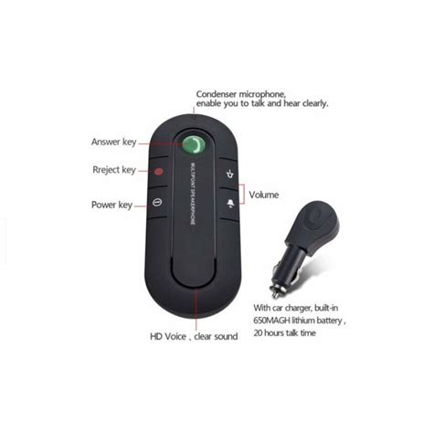 Комплект за кола с Bluetooth предавател високоговорител хендсфри