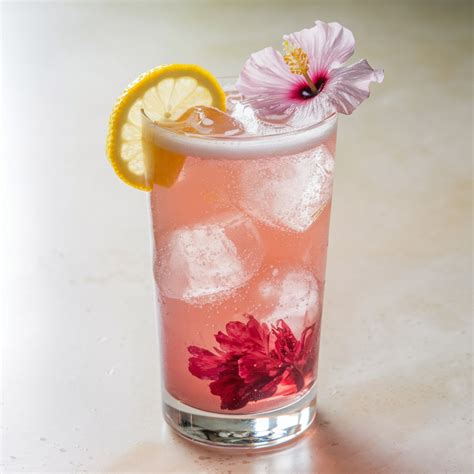 Hibiscus Gin Fizz Cocktail Recipe Elevate Your Mixology Skills Today