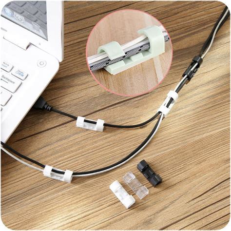 16 20pcs Self Stick Wire Organizer Line Cable Clip Vicedeal