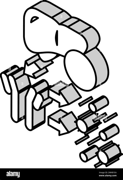 Complement System Isometric Icon Vector Illustration Stock Vector Image