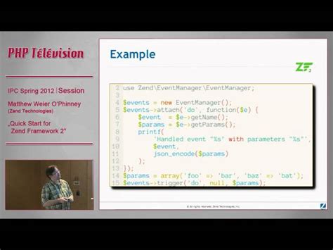 International Php Conference Talk Quick Start For Zend Framework 2