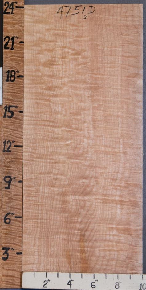 Musical Billet Curly Maple Nwt 4751d