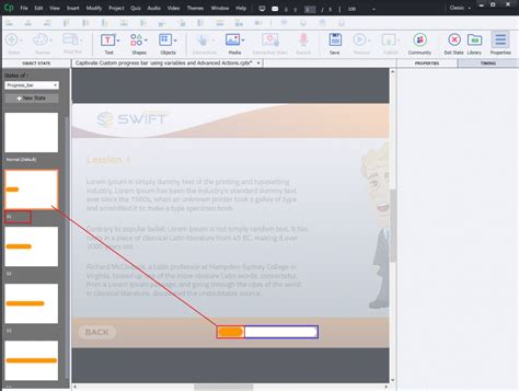 How To Create Custom Progress Bar In Adobe Captivate 2019