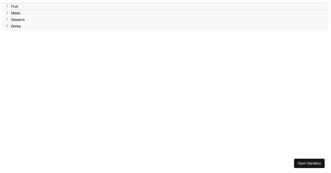react complex tree examples codesandbox