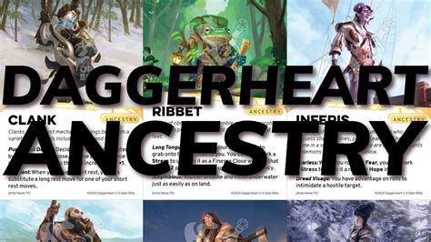 Exploring All 18 Ancestries In Daggerheart From The Playtest 15