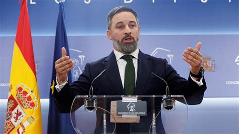 Vox Registra Su Moción De Censura Contra Sánchez