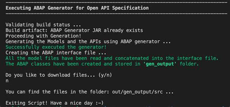 Part 4 Use Openapi Generator To Generate Abap Artifacts And Call The