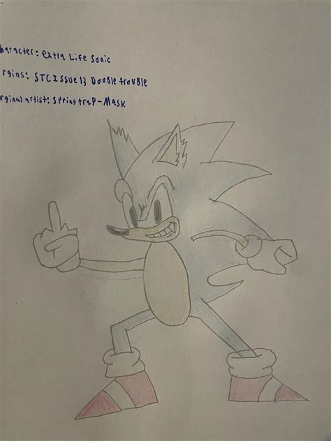 Extra Life Sonic By Chriscott92 On Deviantart