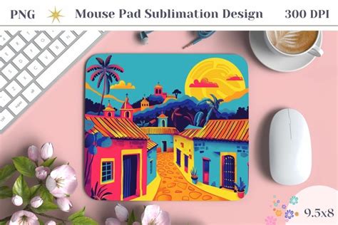 Leopard Mouse Pad Sublimation Design