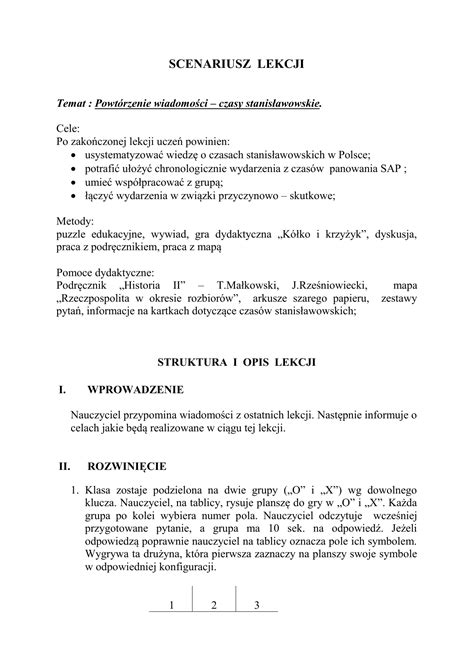 Scenariusz Lekcji Scenariusz Lekcji Hot Sex Picture