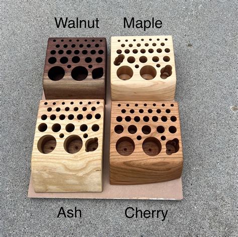 Solid Wood Fly Tying Tool Caddy On Line Fly Tying Magazine And Fly