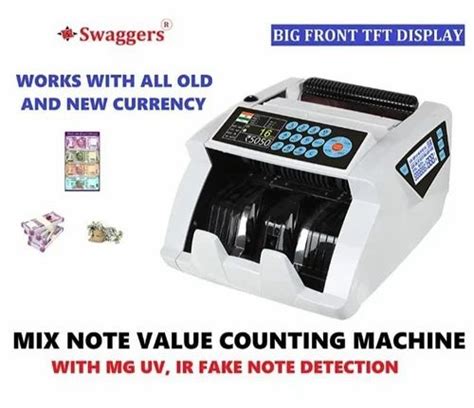 Swaggers Mix Note Counting Machine With Fake Note Detection Dual Display At Rs 10499 Rohini