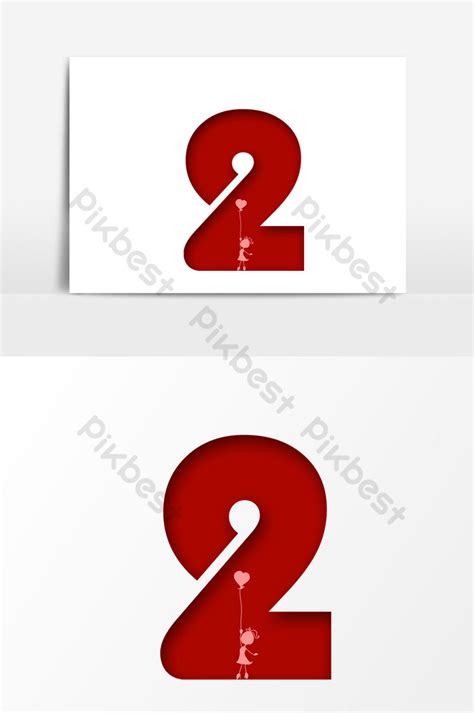 Creative Texture Number 2 Font Design Psd Free Download Pikbest