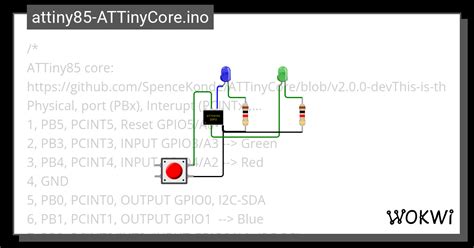 Attiny85 Test Wokwi Esp32 Stm32 Arduino Simulator