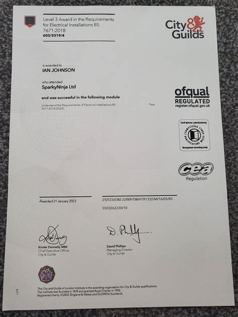 Ian Johnson Ceng Cdcdp On Linkedin Electrical Electricalengineering Iet Cpd Bs7671