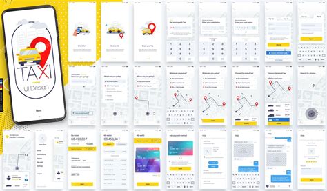 Premium Vector Design Of The Mobile Application Ui Ux Set Of Gui Screens
