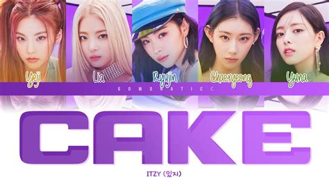 ITZY 있지 CAKE Color Coded Lyrics PT BR ROM HAN YouTube