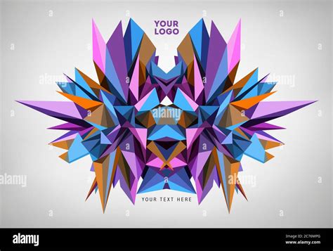 Abstract Geometric Asymmetric Form Design Stock Vector Image And Art Alamy