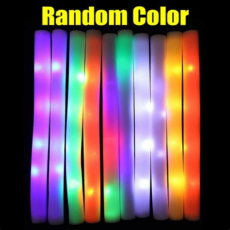 Barras Luminosas Led De Colores Para Animación Barras Luminosas De Espuma Rgb 10 5 1 Piezas