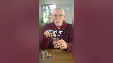 Заряжаем воду кристаллами кристаллы минералы камни аметист Youtube
