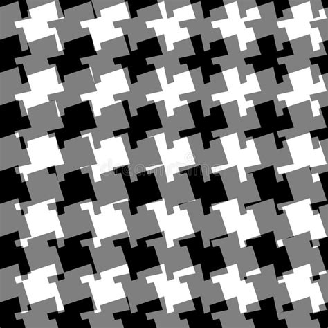 Seamless Geometric Background Abstract Repeatable Monochrome Pa Stock