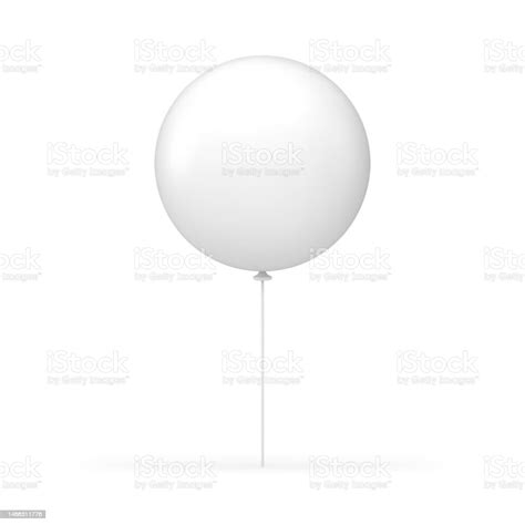 스틱 3d 아이콘 기념일 축제 축 하 현실적인 벡터 일러스트 레이 션에 흰색 공기 풍선 3차원 형태에 대한 스톡 벡터 아트 및 기타 이미지 3차원 형태 가지 식물 부위