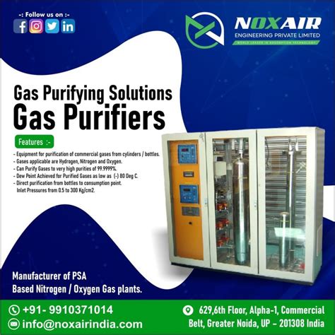 Noxair Engineering Pvt Ltd On Linkedin Noxair Our Gpu Gas Purifiers