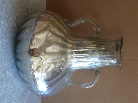 Antique Blown Glass Mercury Vase