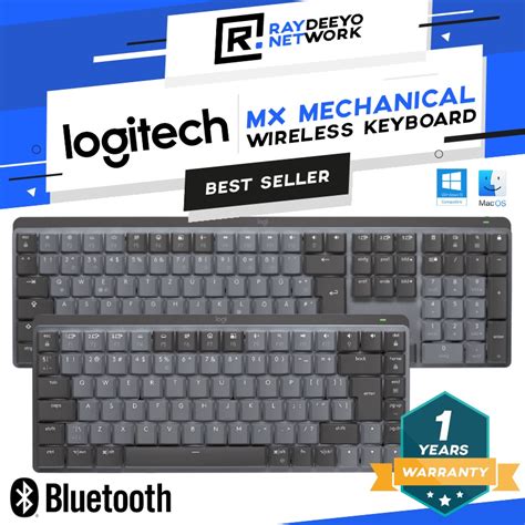 Logitech MX MECHANICAL MX MECHANICAL MINI Wireless Keyboard Logitech Flow Bluetooth USB C