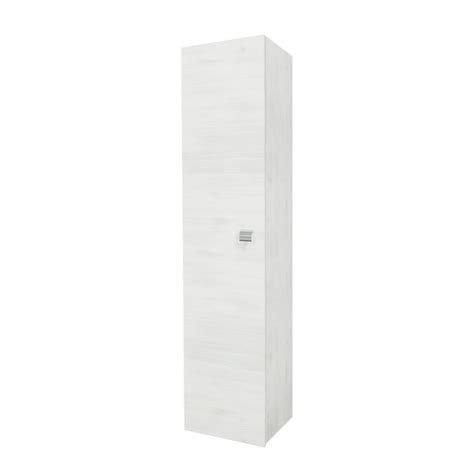 Colonna Bagno Sospesa 136h Cm Rovere Bianco Anta Reversibile
