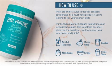 Buy Vital Proteins Marine Collagen Unflavoured 221g Online At Chemist