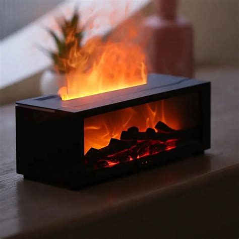Usb Powered Fireplace Humidifier And Aromatherapy Diffuser With Remote