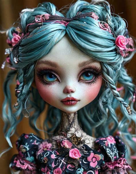 Monster High Papier Mache Style — Image Created In Shedevrum