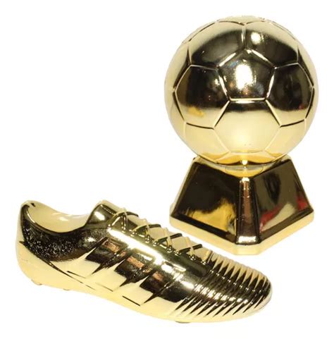 Kit Festa Chuteira Dourada E Troféu Bola Para Decoração MercadoLivre