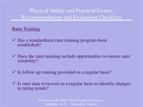 Ppt Physical Ability Testing And Practical Examinations They Fought