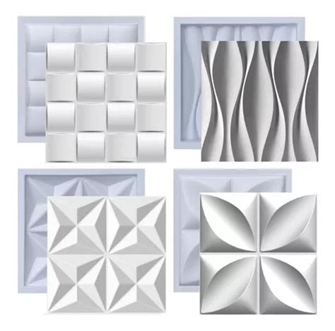 Formas Placa Pra Gesso d E Cimento Plástico Abs Fdg Moldes