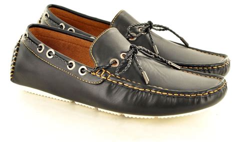 Mens Lace Up Loafers Groupon Goods