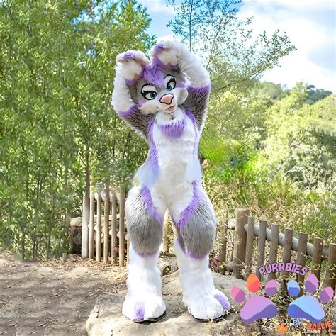 Purple Fox Fursuit Full Body Fursuit Cosplay Unique Gift For Etsy Australia