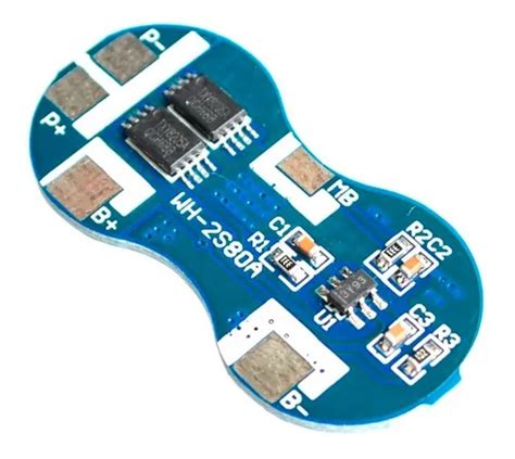 Modulo Bms Proteccion Bateria Litio 2s 6a Celda 1860 Wh 2s80