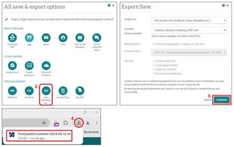 Exporting A Reference From Online Databases Endnote Guide Apa